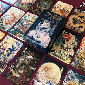 The Mythical Creatures Tarot of Orient (78 Tarot Cards With Tarot Bag ...