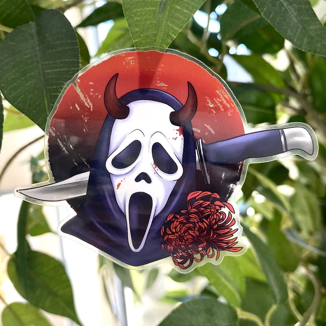 Fanart Ghost Killer Face Vinyl Sticker DBD - Etsy