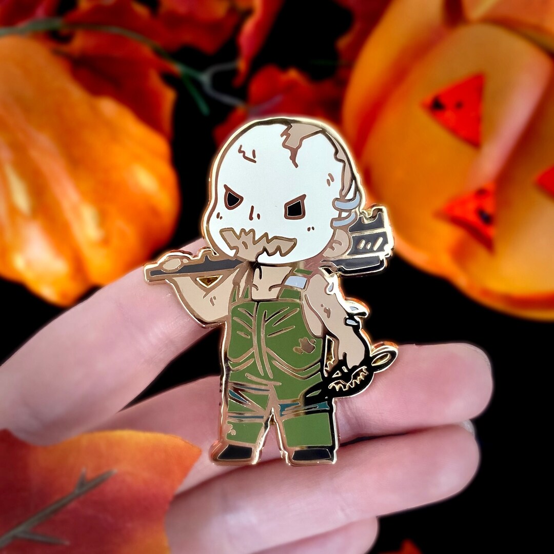 Fanart Dbd Enamel Pin Button Trapper Evan - Etsy