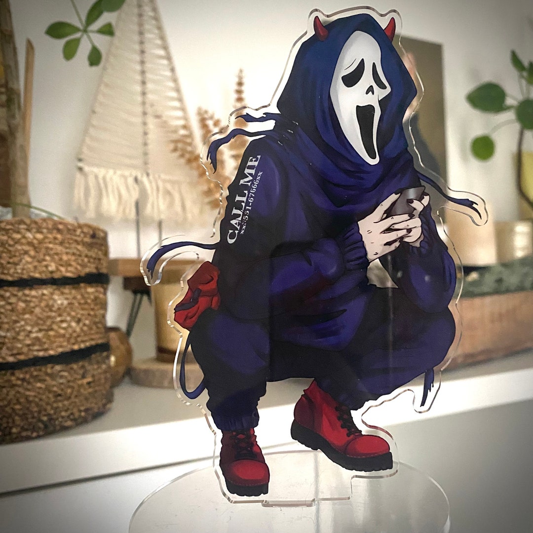 Fanart Inspired DBD Standee Ghost Tech Wear Face Pendant - Etsy