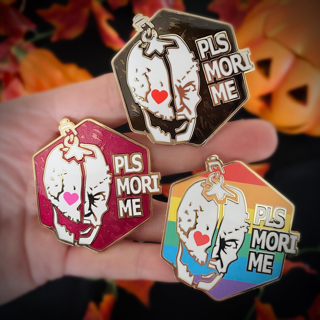 Fanart Dbd Enamel Pin Button Please Mori Me Perk - Etsy