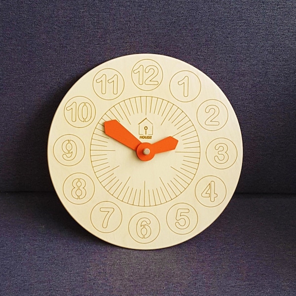 Wooden Gear Clock - Etsy UK