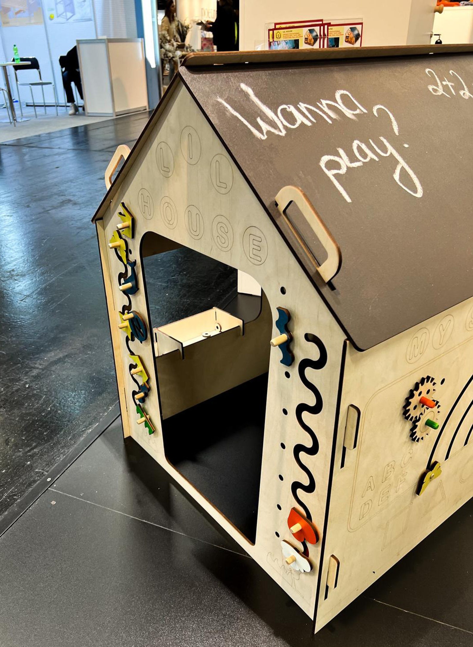 Lil HOUSE Montessori Wooden Playhouse; Indoor Playhouse; Kids Playhouse ...