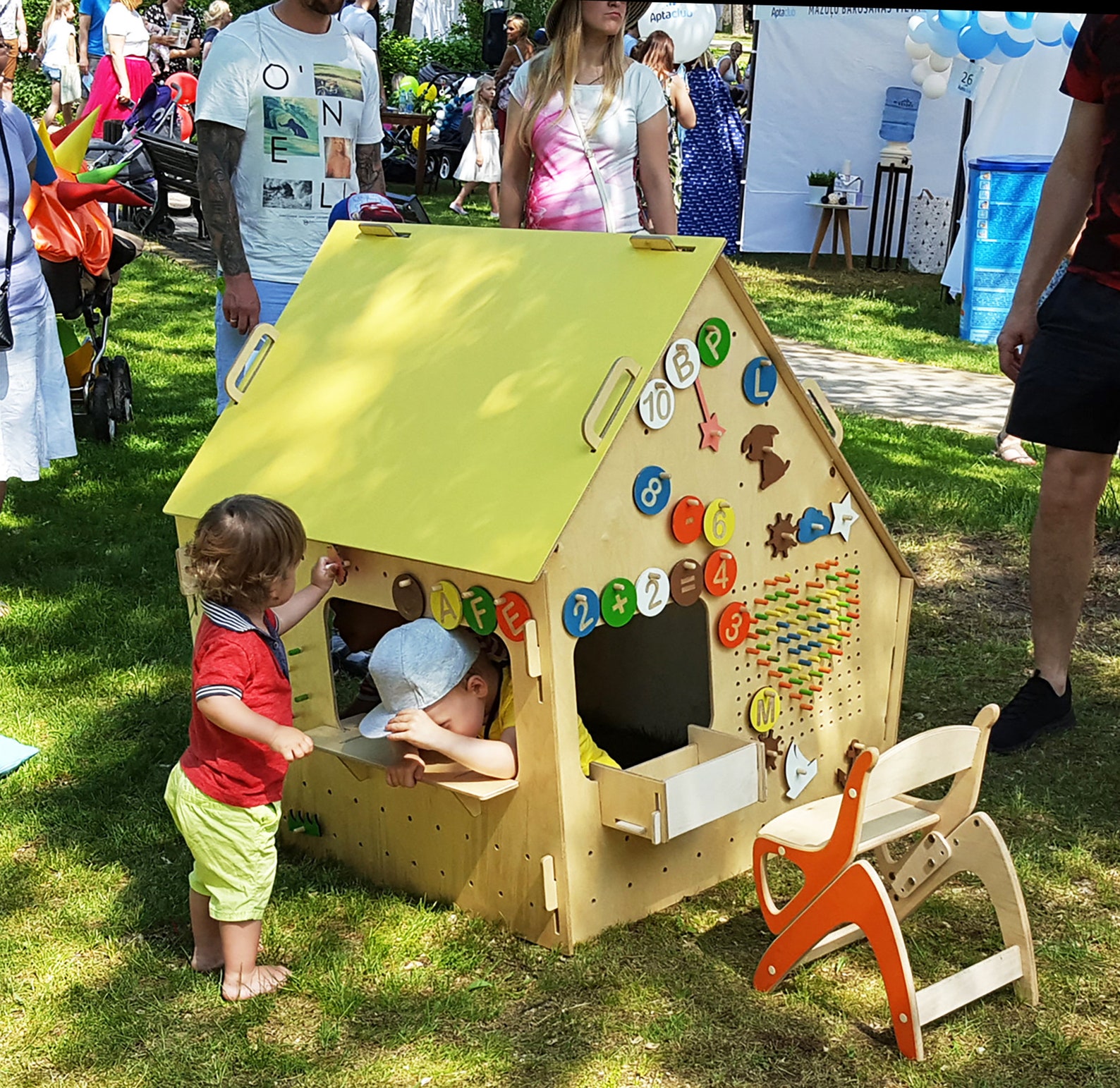 Lil HOUSE Wooden Kids Chair With Transformable Height; Kids Furniture ...