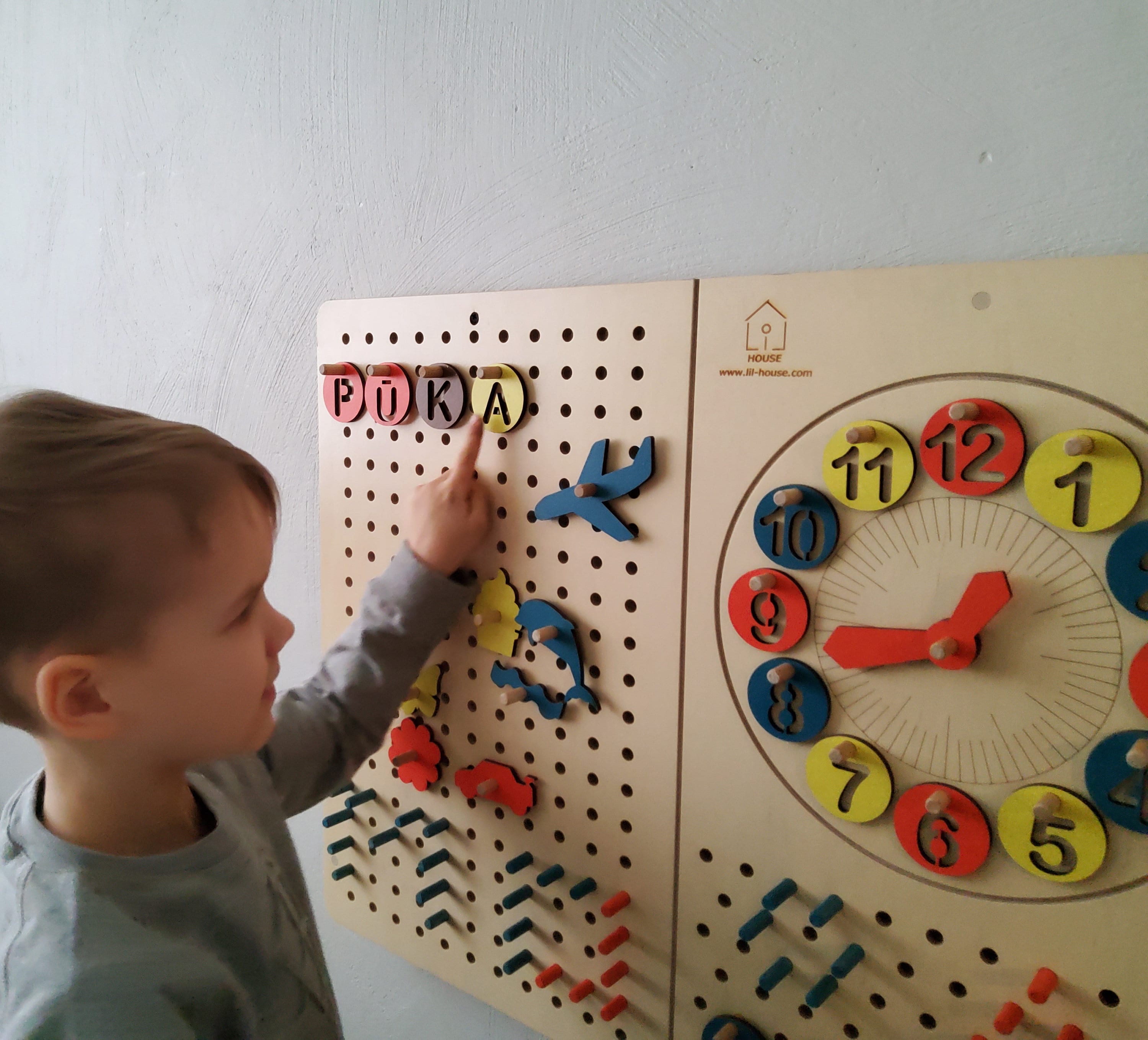 Lil HOUSE Kids Activity Board, L Size; Busy Board;busyboard;activity ...