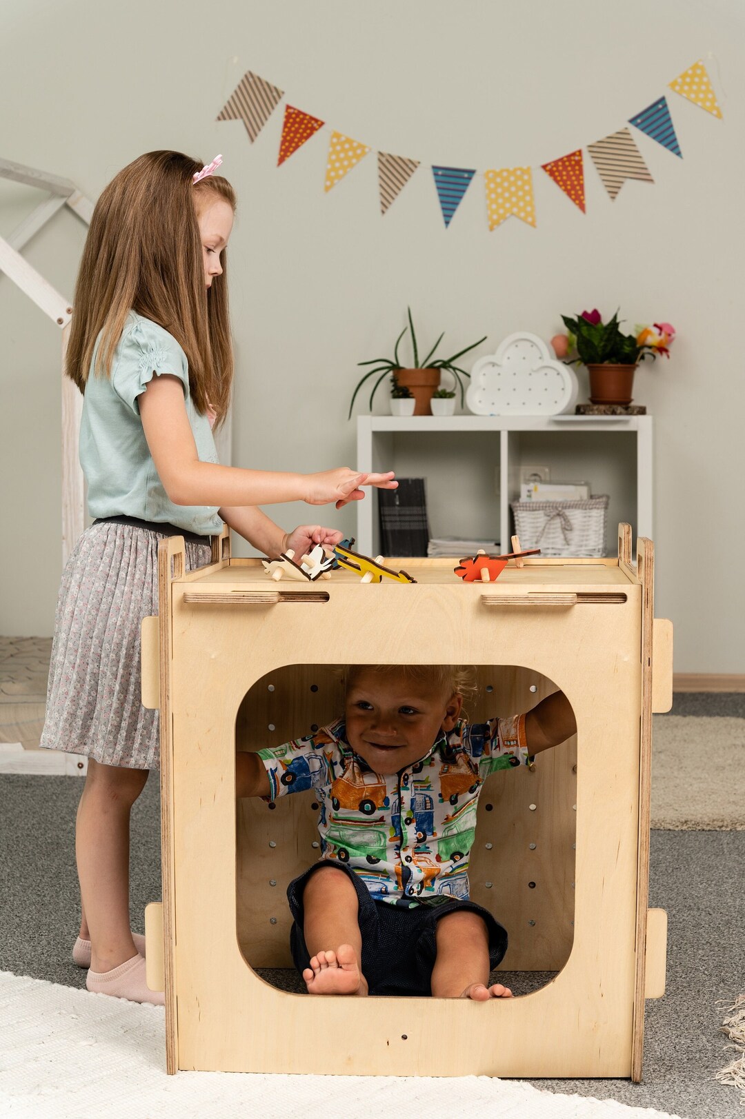 Lil HOUSE Climbing Cube Piklers Cube Pikler Cube Play Cube - Etsy
