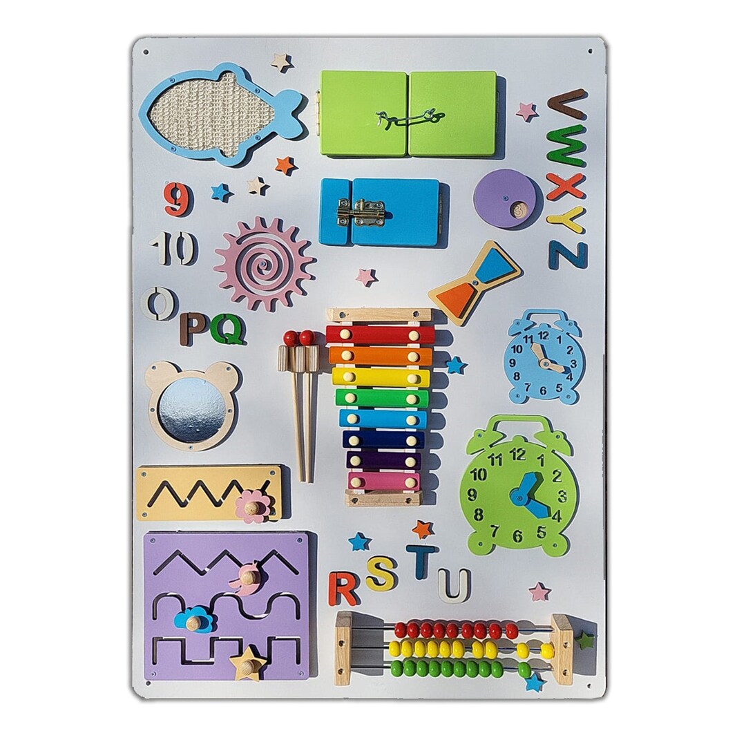 Lil HOUSE Busy Board Busy Boards Busy Board Toddler Busy Board Baby ...