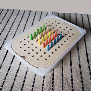 Lil HOUSE® Pegboard Insert for Trofast Bin IKEA Flisat Table, Flisat ...