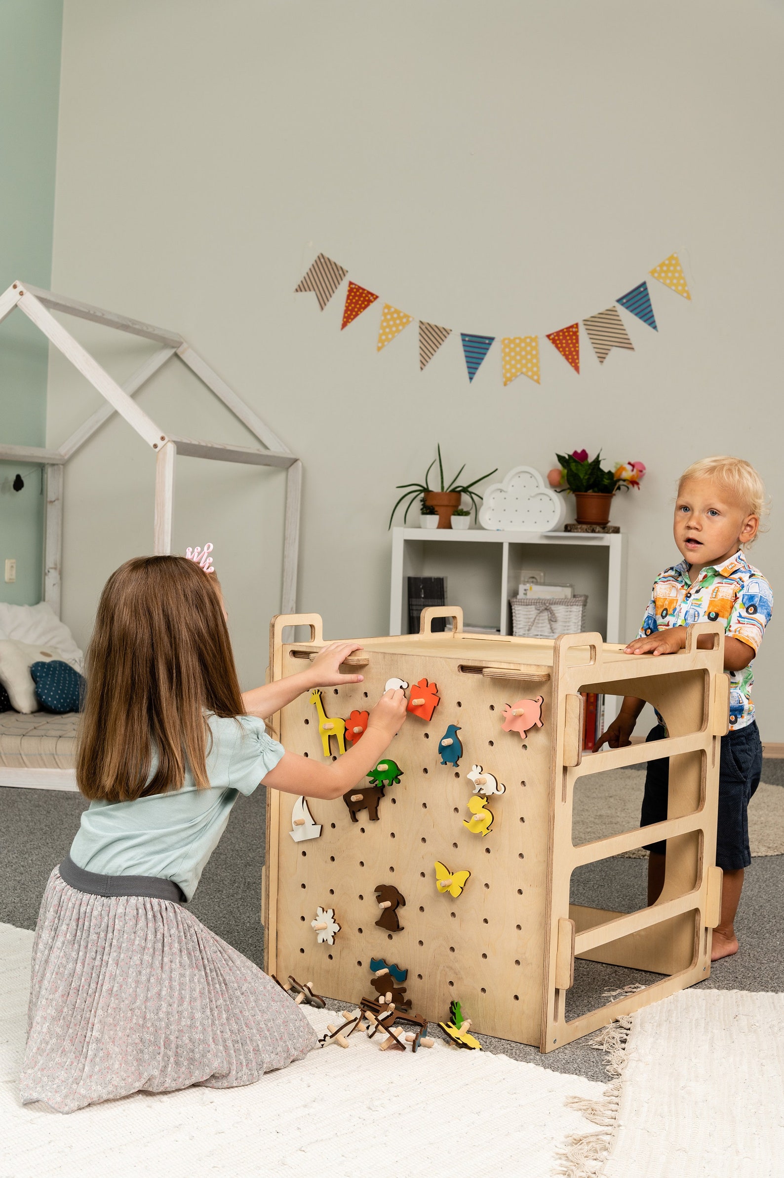 Lil HOUSE Climbing Cube Piklers Cube Pikler Cube Play Cube - Etsy