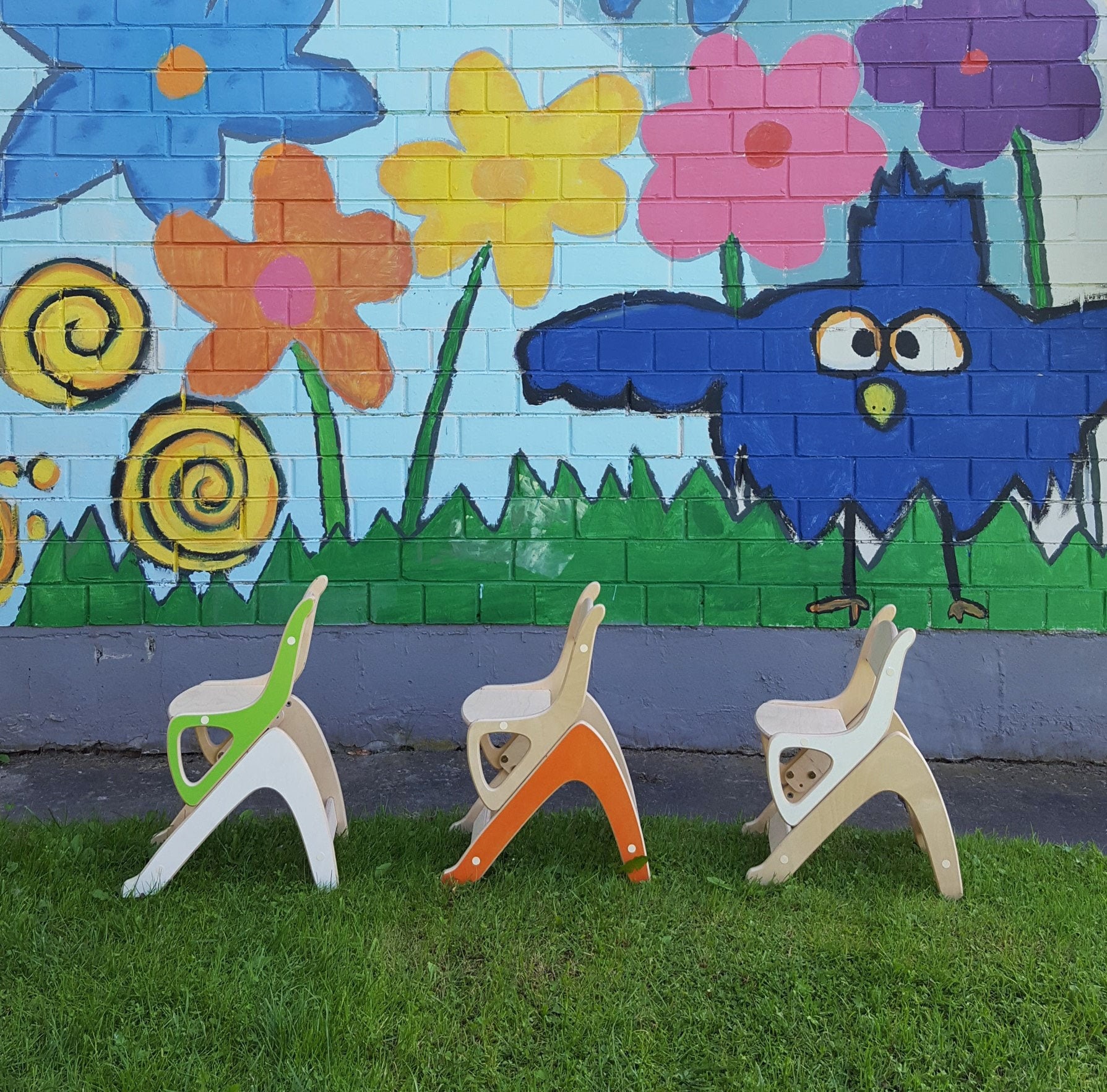 Lil HOUSE Wooden Kids Chair With Transformable Height Kids - Etsy