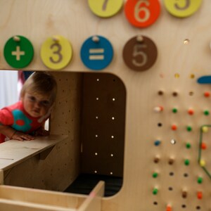 Numbers for Lil HOUSE Montessori Wooden Playhouse; Indoor Playhouse ...