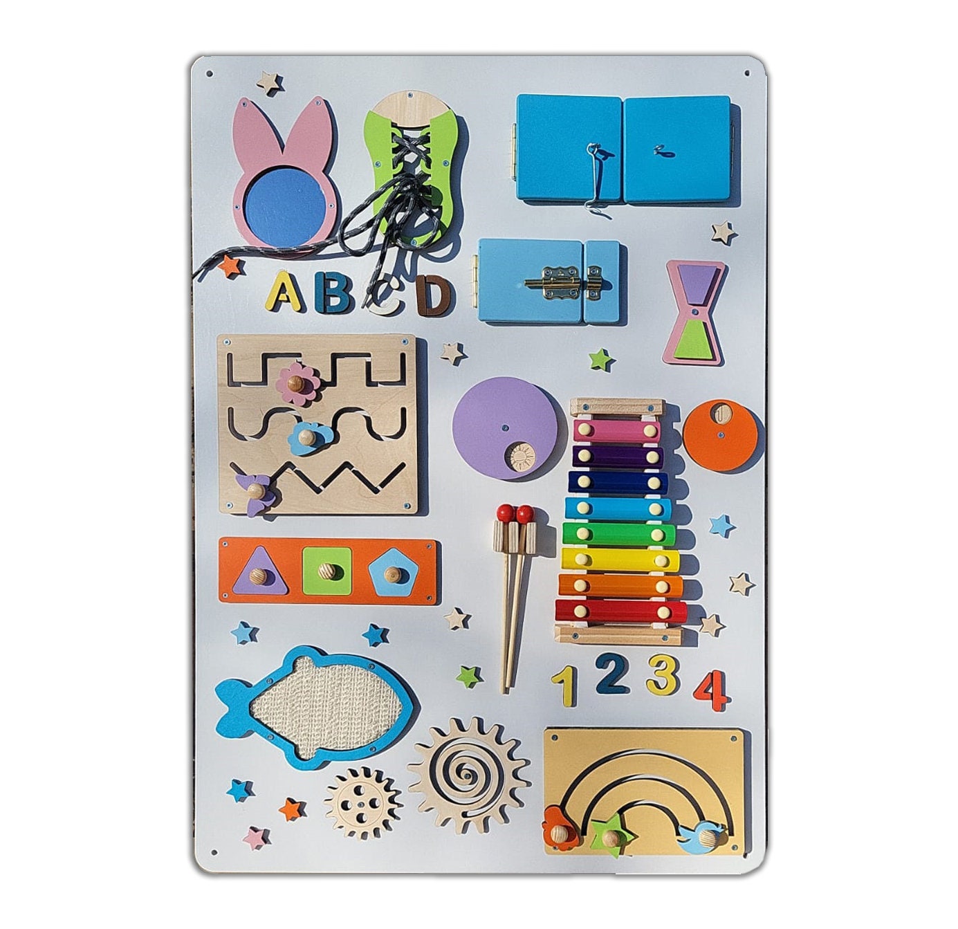 Lil HOUSE Busy Board Busy Boards Busy Board Toddler Busy - Etsy