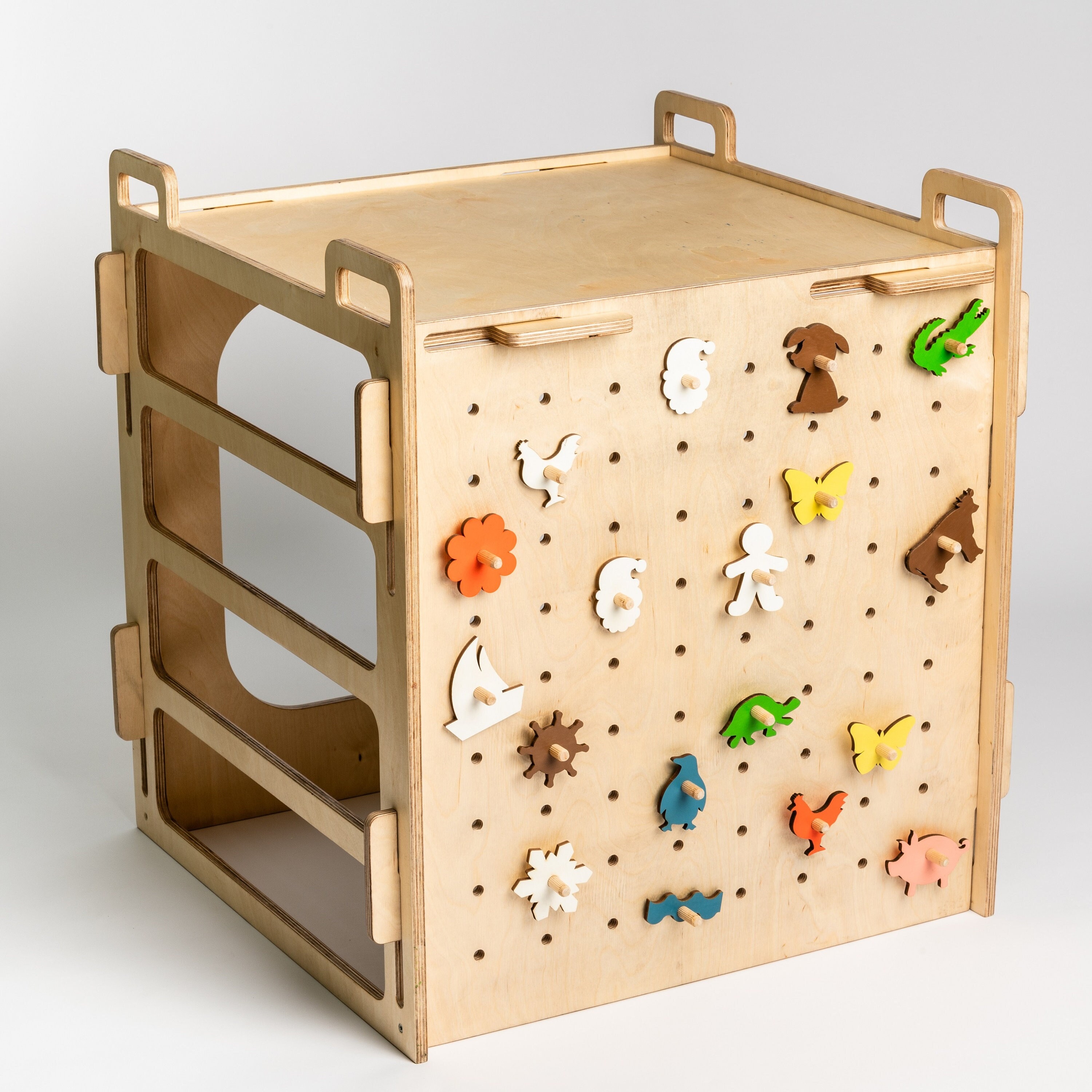 Lil HOUSE Climbing Cube Piklers Cube Pikler Cube Play Cube - Etsy