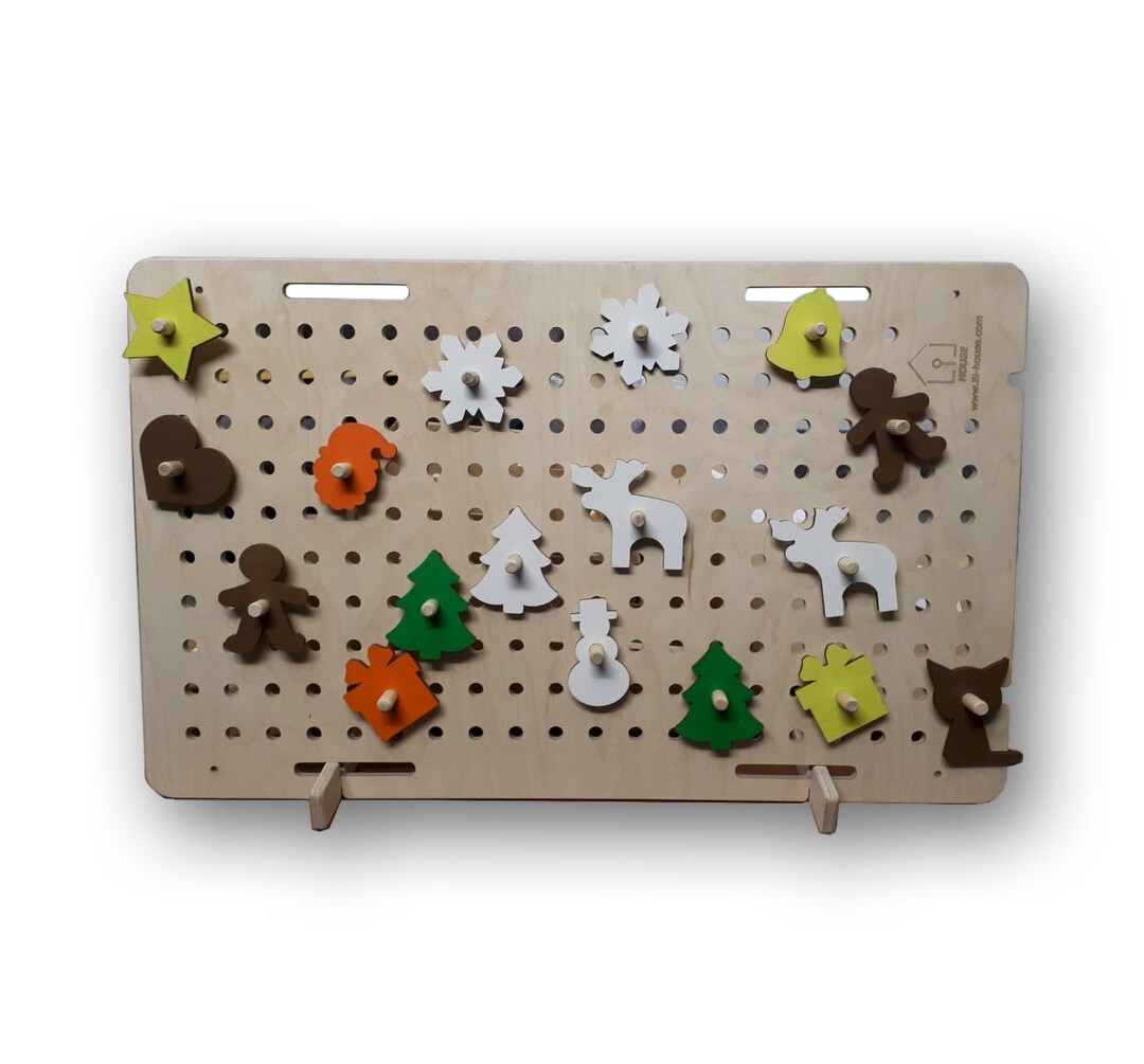 Lil HOUSE Kids Activity Board; Busy Board; Busyboard; Activity Toy ...