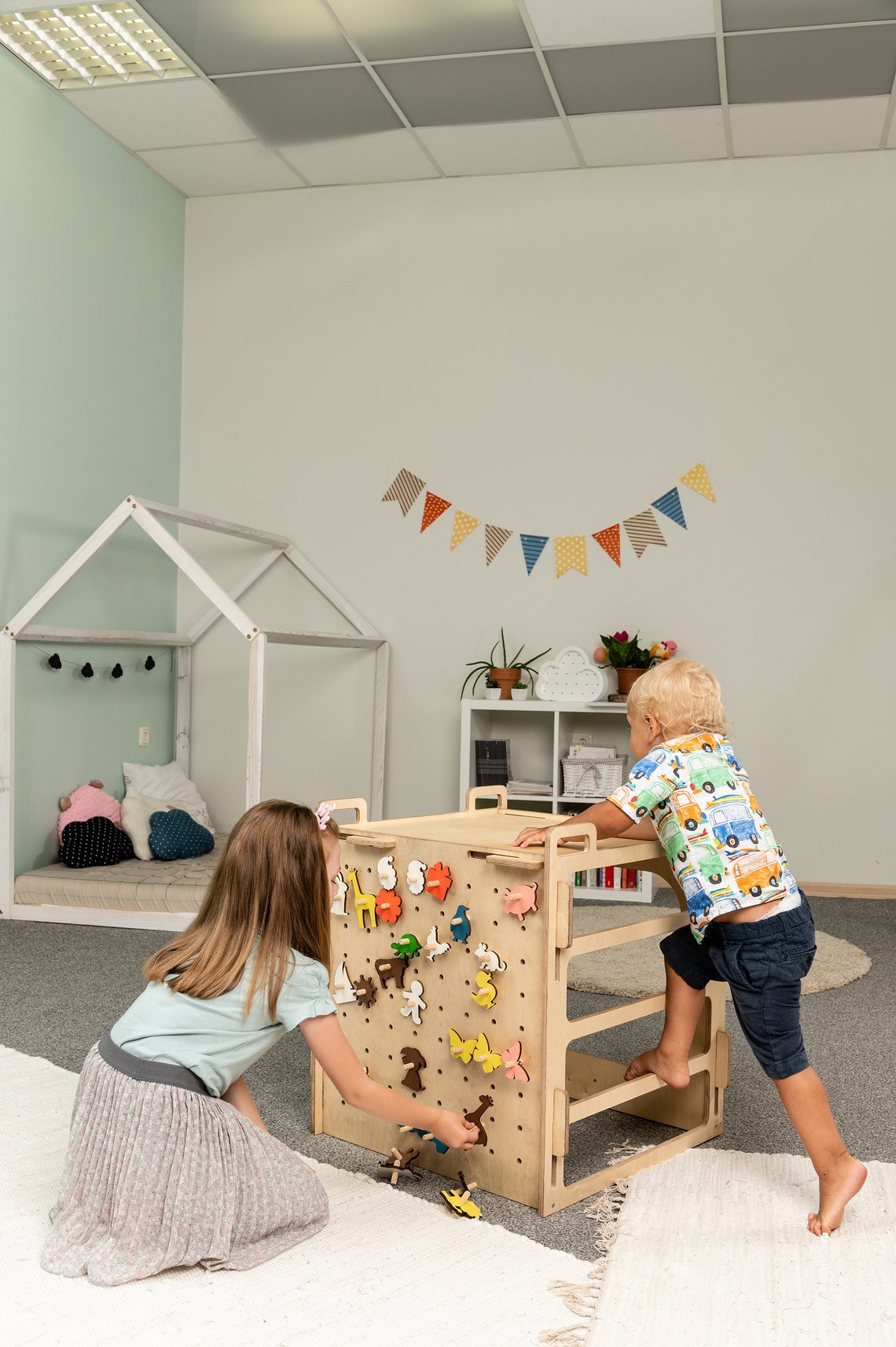 Lil HOUSE Climbing Cube Piklers Cube Pikler Cube Play Cube - Etsy
