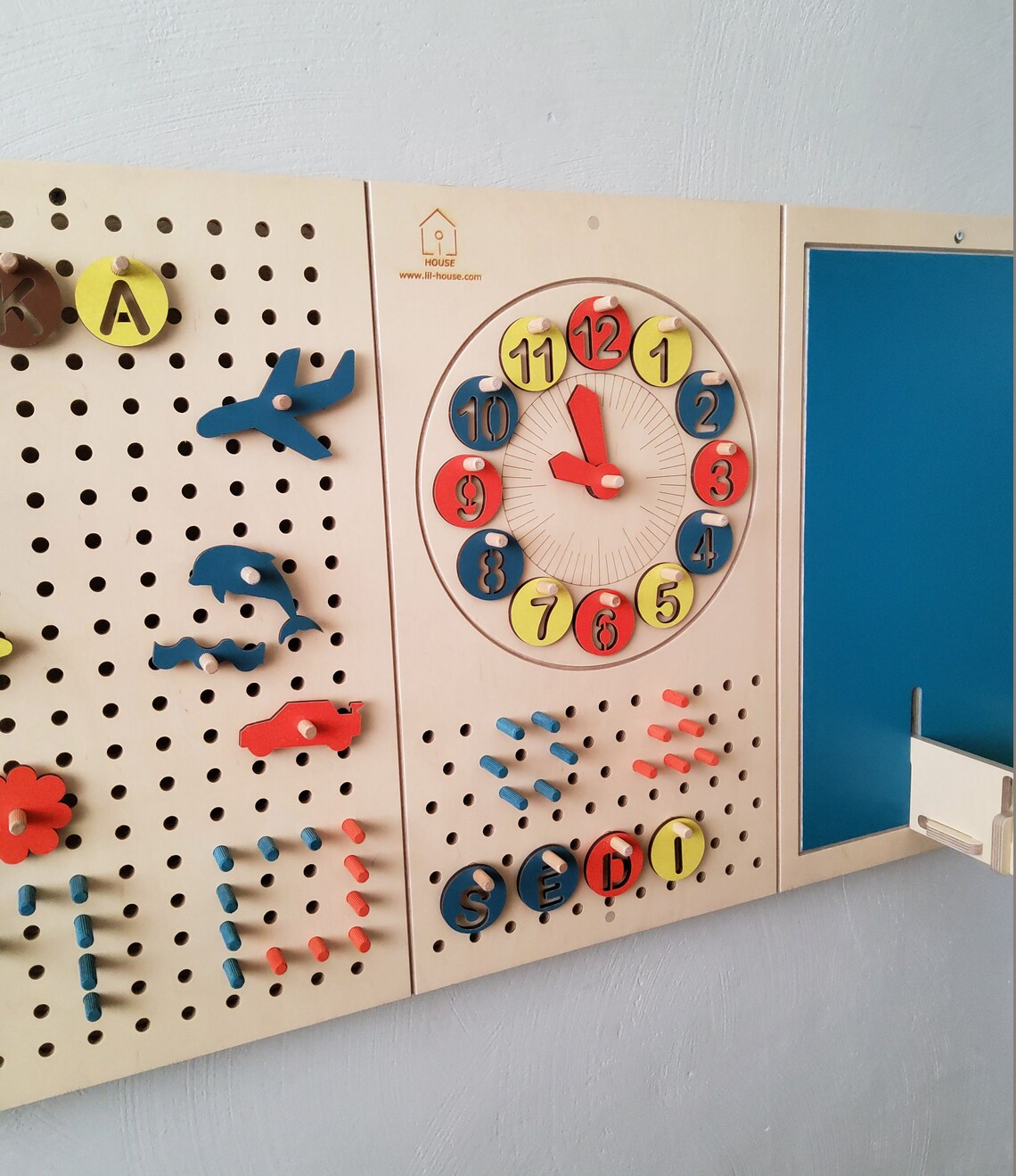 Lil HOUSE Kids Activity Board, L Size; Busy Board;busyboard;activity ...