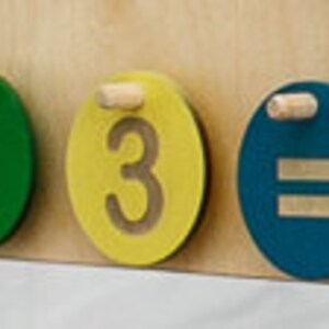 Numbers for Lil HOUSE Montessori Wooden Playhouse; Indoor Playhouse ...