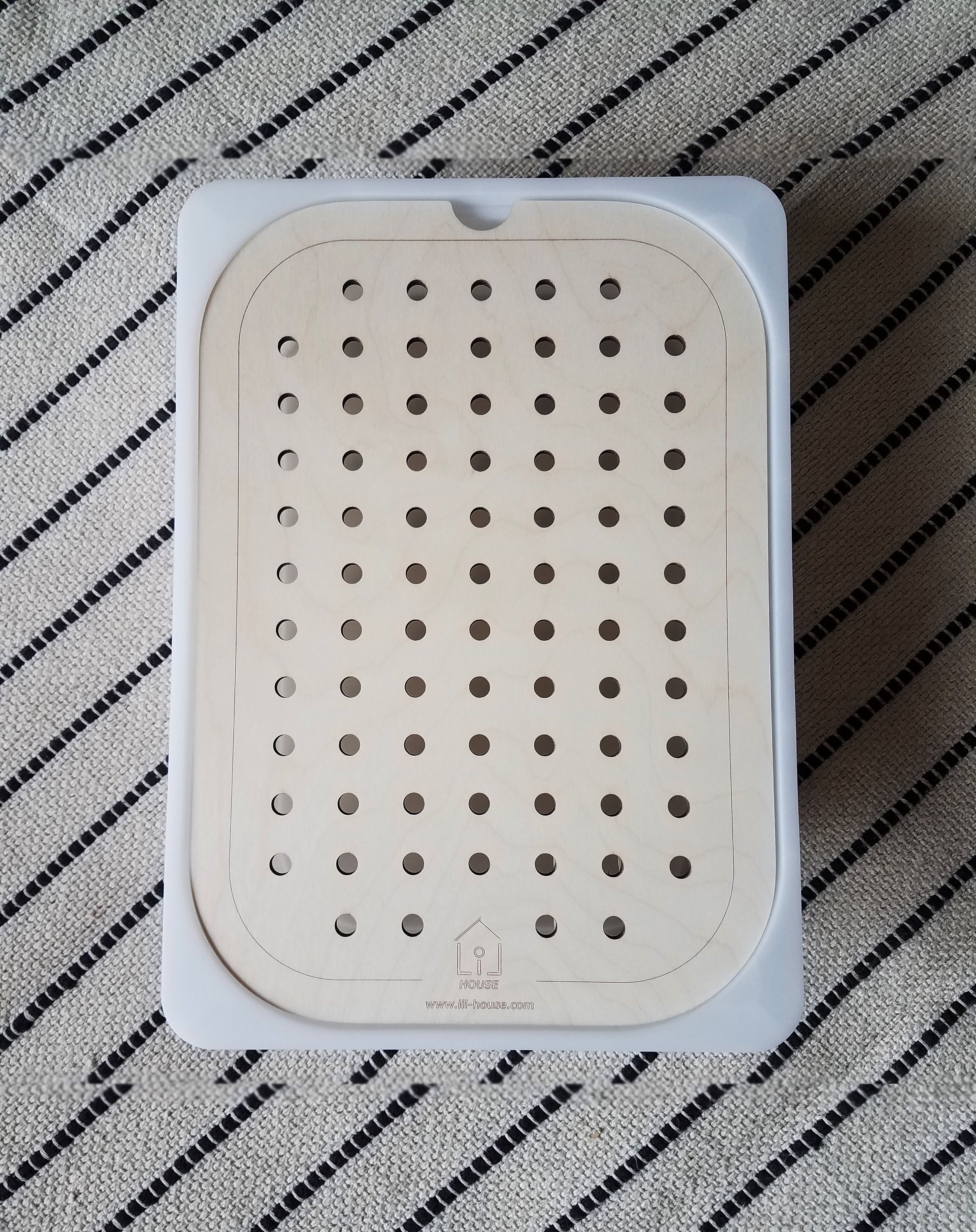 Lil HOUSE® Pegboard Insert for Trofast Bin IKEA Flisat Table, Flisat ...