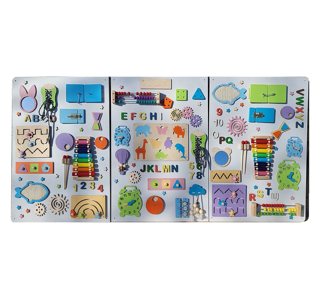 Lil HOUSE Busy Board; Busy Boards; Busy Board Toddler; Busy Board Baby ...