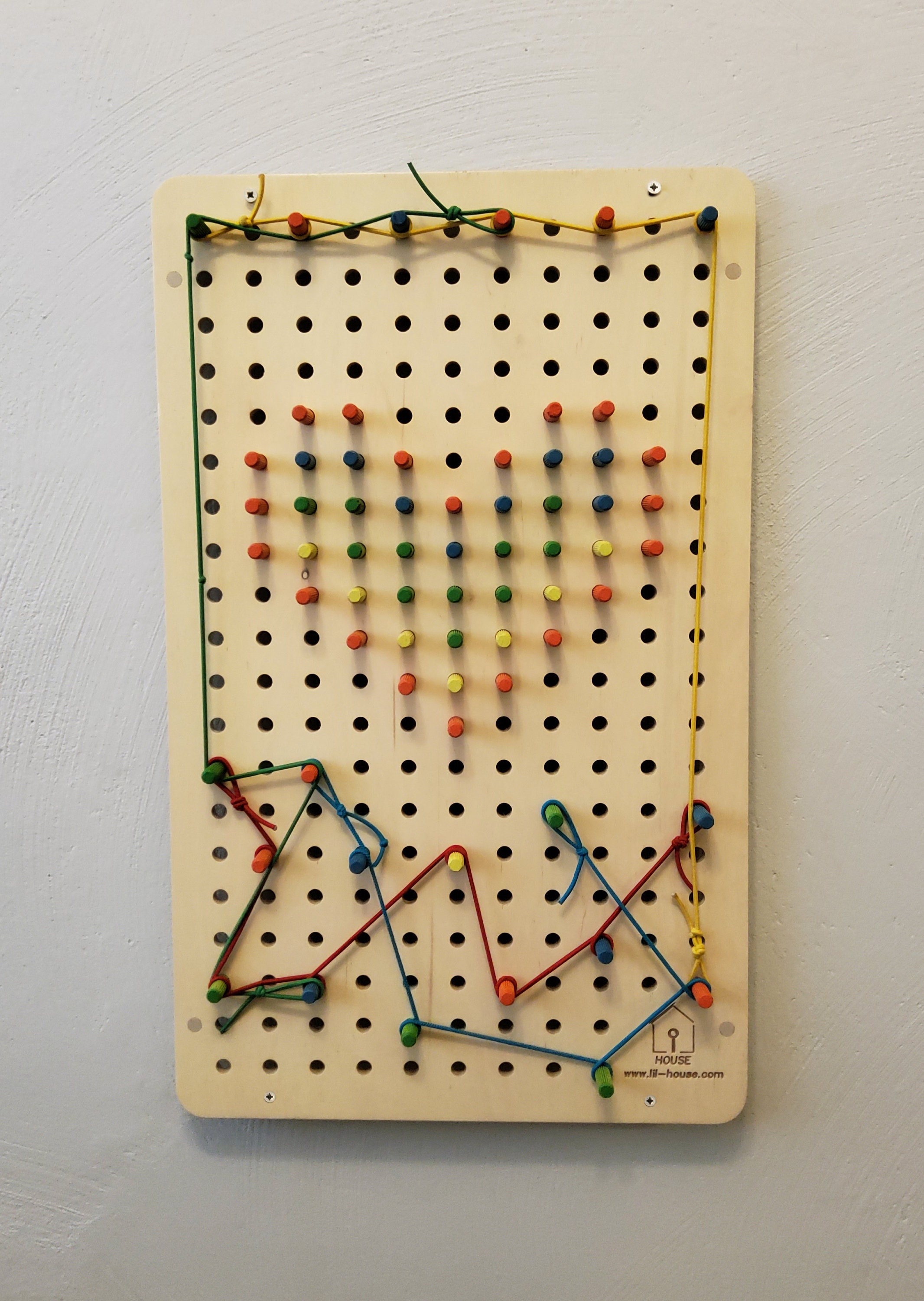 Lil HOUSE Kids Activity Board Busy Board Busyboard - Etsy