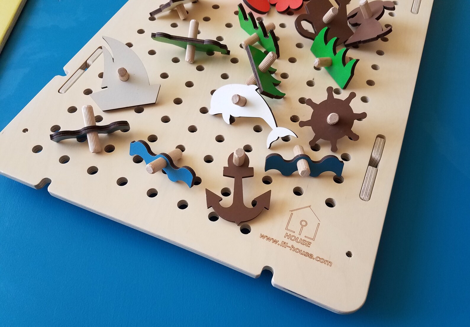 Lil HOUSE Kids Activity Board; Busy Board; Busyboard; Activity Board ...