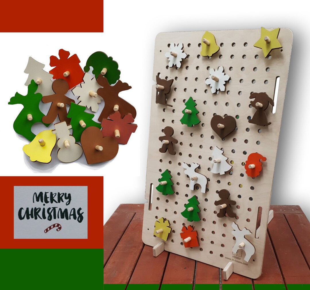 Lil HOUSE Kids Activity Board; Busy Board; Busyboard; Activity Toy ...