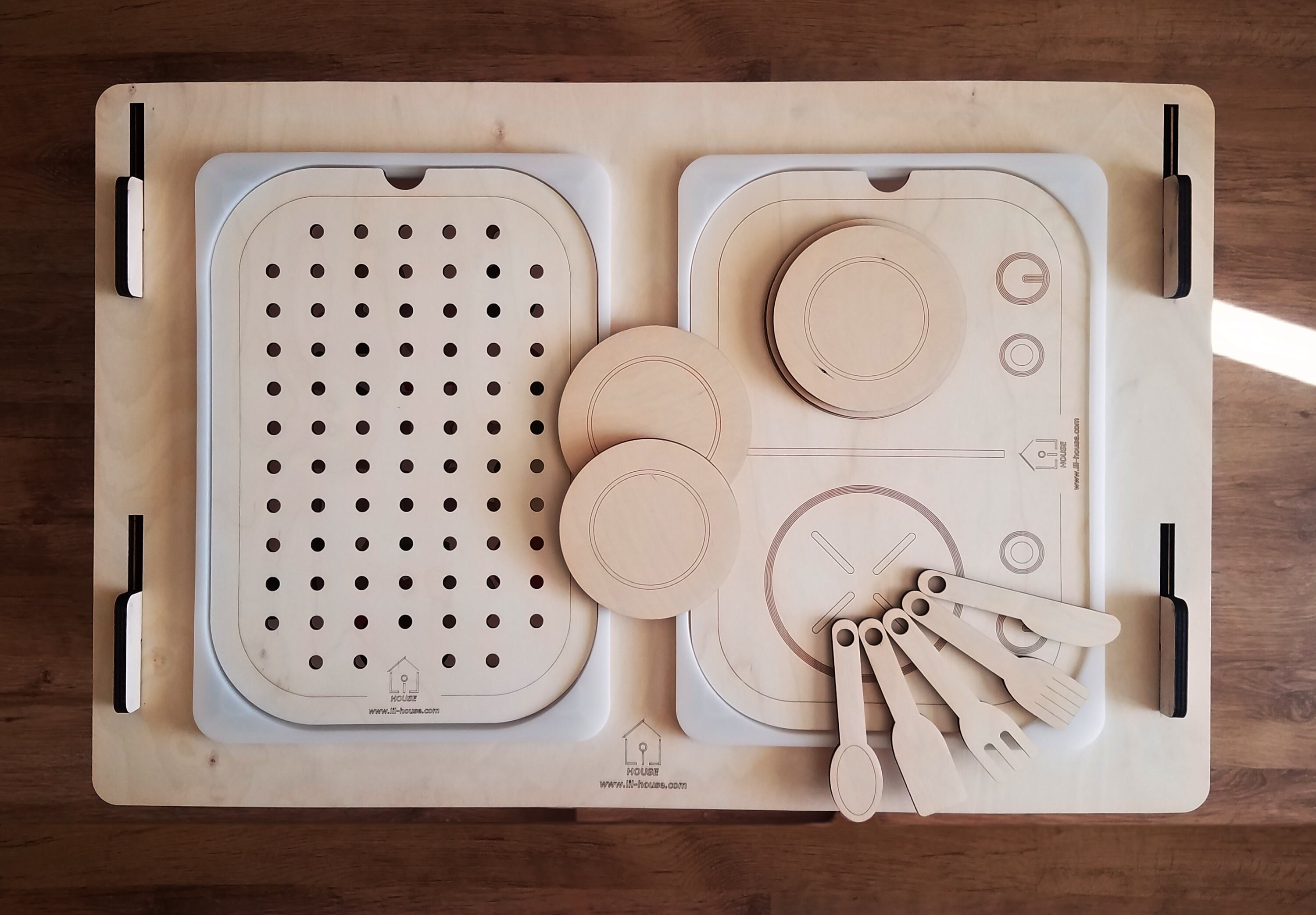 Lil HOUSE Playkitchen Insert for Trofast Bin IKEA Flisat Table, Flisat ...