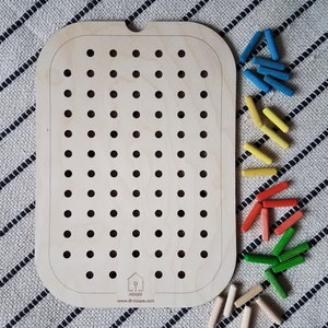 Lil HOUSE® Pegboard Insert for Trofast Bin IKEA Flisat Table, Flisat ...