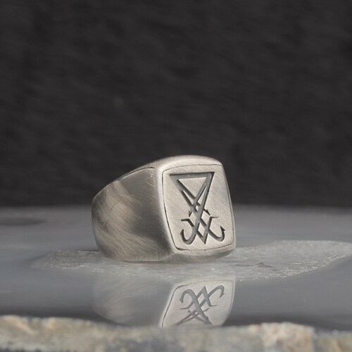 Lucifer Ring Sigil of Lucifer Satan Lucifer Silver 925 Lucifer - Etsy