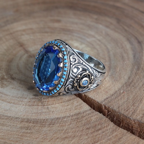 Handmade 925 Sterling Silver Men's Ring Silver Ring - Etsy