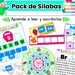 SPANISH: Syllables Pack - Pack De Sílabas En Español - Etsy