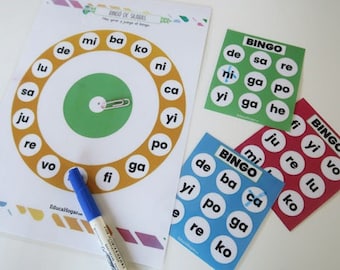 SYLLABLES in SPANISH. Aprende Las Sílabas En Español. Printable ...