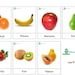 Fruits-24 SPANISH Montessori Cards - Etsy