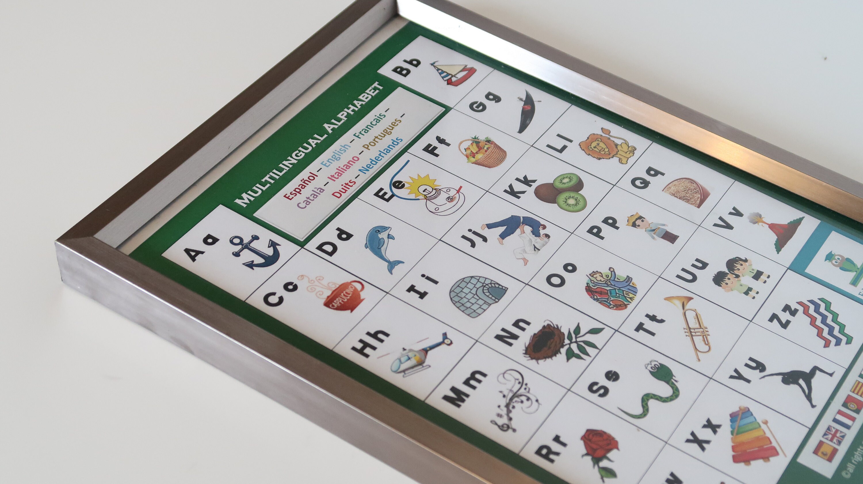 Multilingual Alphabet: Poster, Flashcards and Tracing Cards - Etsy