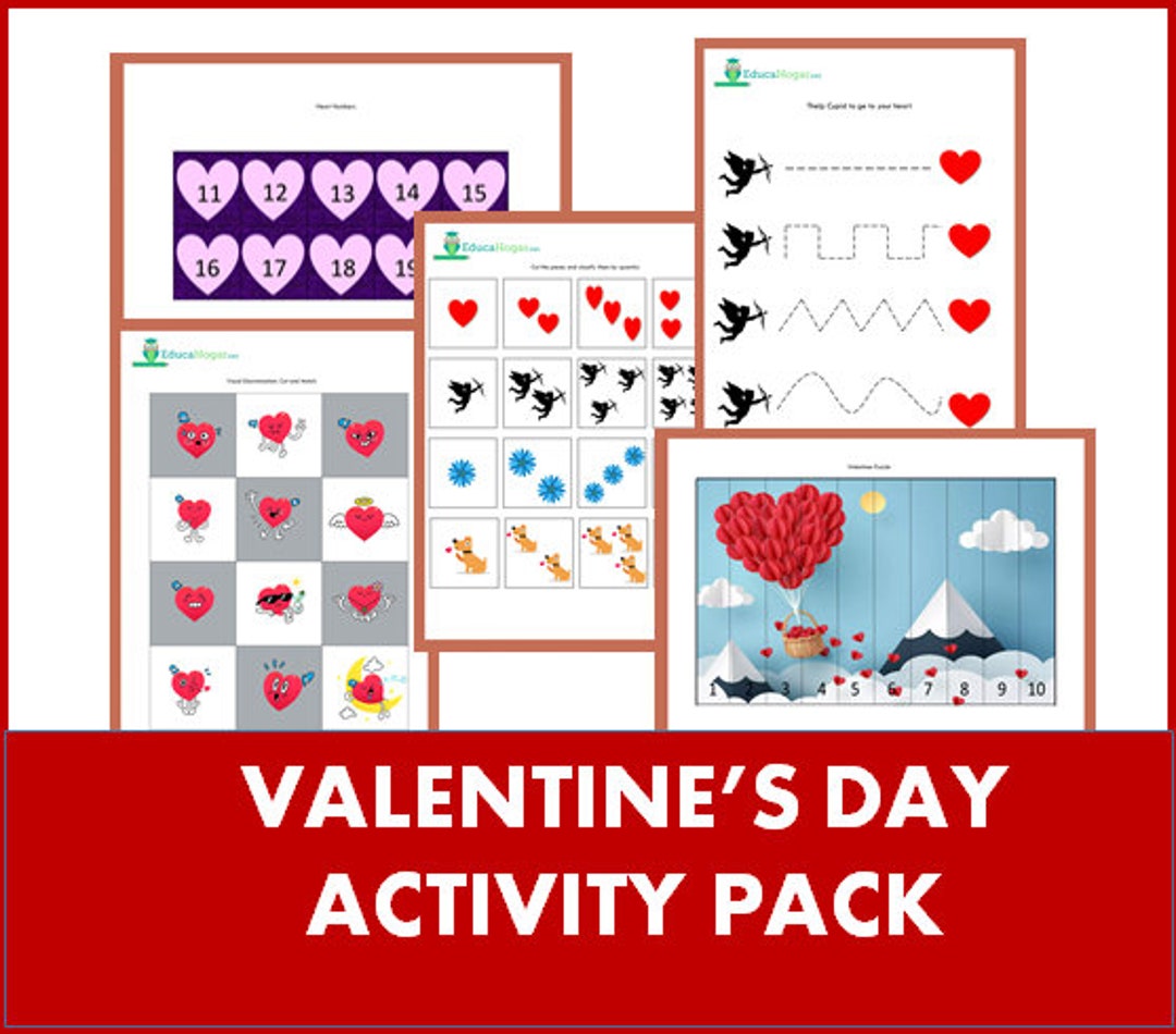 Valentine's Day - Activity Pack - Etsy