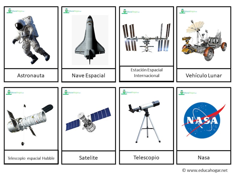 Space-spanish Montessori Bundle - Etsy