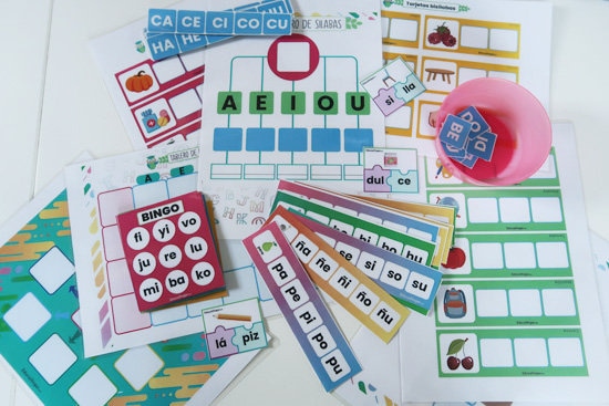 SPANISH: Syllables Pack - Pack De Sílabas En Español - Etsy