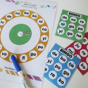 SPANISH: Syllables Pack - Pack De Sílabas En Español - Etsy