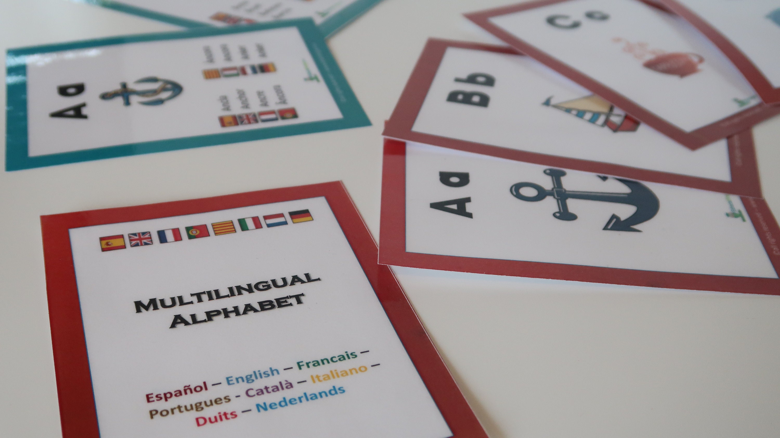 Multilingual Alphabet: Poster, Flashcards and Tracing Cards - Etsy
