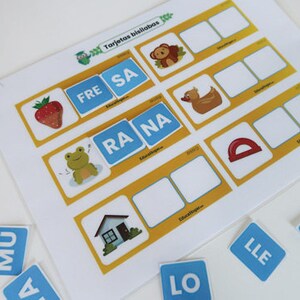 SPANISH: Syllables Pack - Pack De Sílabas En Español - Etsy