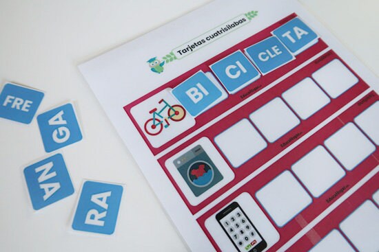 SPANISH: Syllables Pack - Pack De Sílabas En Español - Etsy