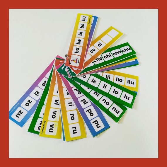 SPANISH Syllables sílabas | Etsy