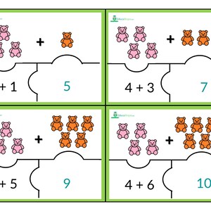 20 Math Puzzles for Kids - Etsy