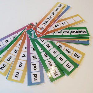 SPANISH: Syllables Pack - Pack De Sílabas En Español - Etsy