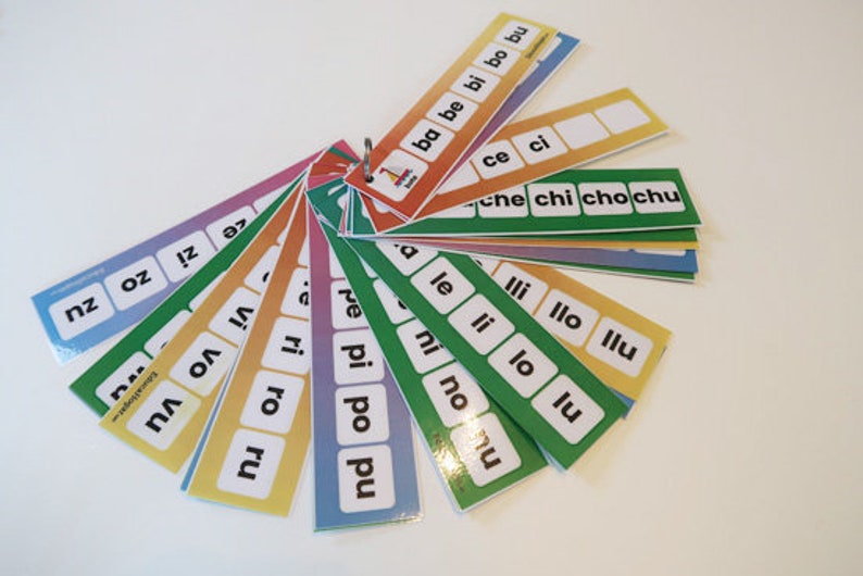 SPANISH: Syllables Pack - Pack De Sílabas En Español - Etsy