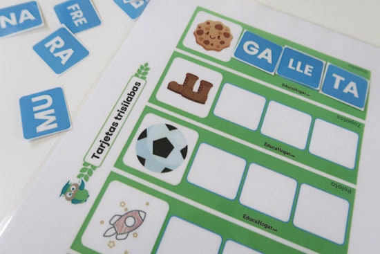 SPANISH Syllables BOARD (sílabas) - Etsy