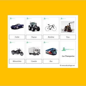 200 SPANISH Montessori Cards Bundle - Etsy