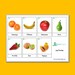Fruits-24 SPANISH Montessori Cards - Etsy