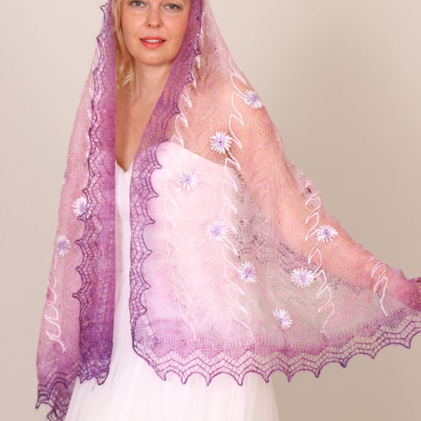 Lilac Shawl - Etsy