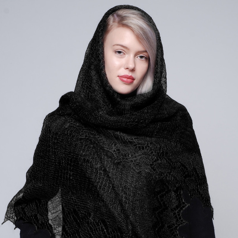 Black Shawls - Etsy